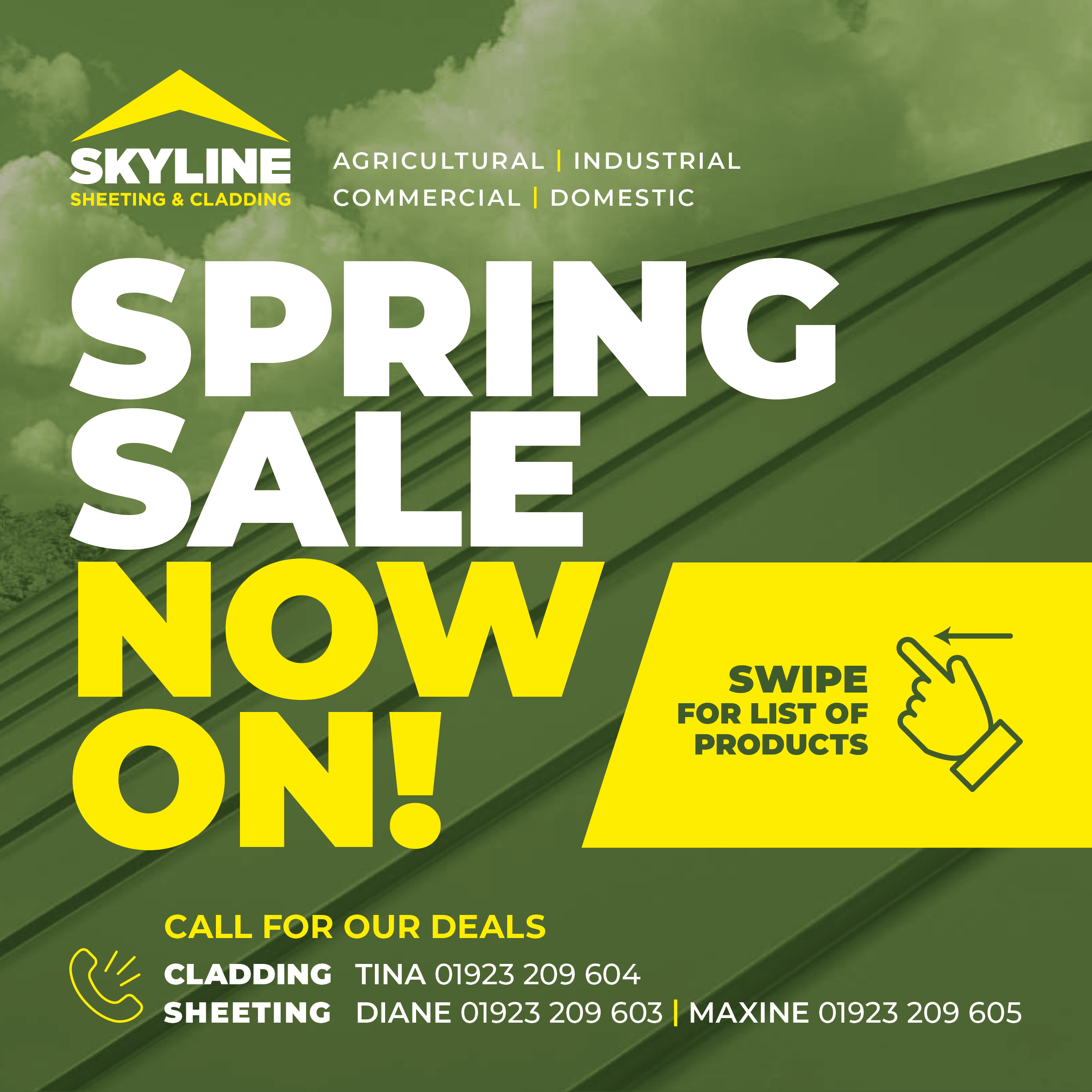 Spring Sale Now On! | News | Skyline Roofing Centres