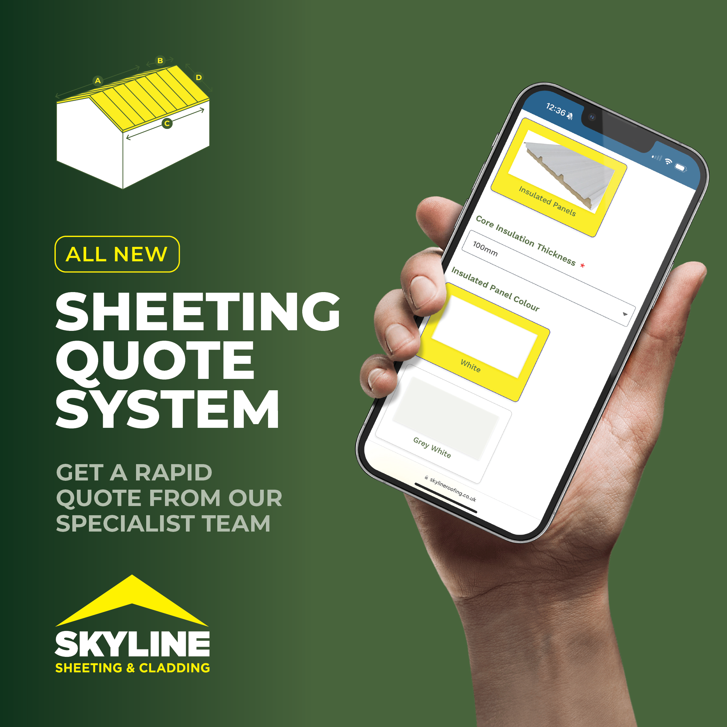 Sheeting quotation calculator now live! | News | Skyline Roofing Centres